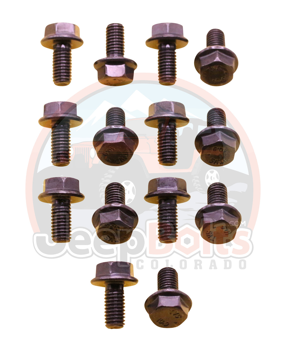 Replacement Bolts For Jeep YJ Wrangler 1987-1995 - Worldwide Shipping ...